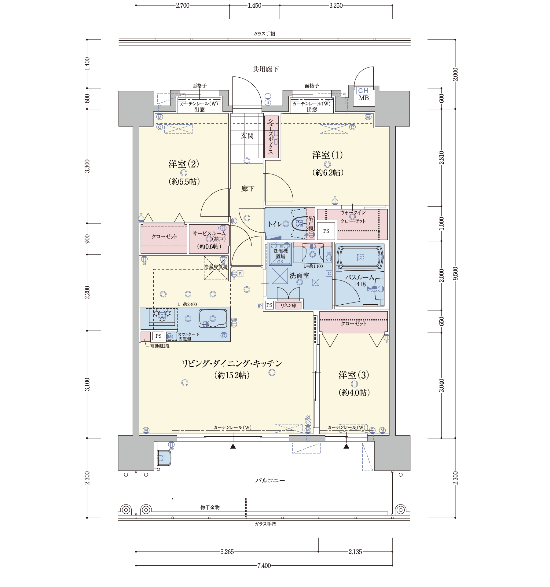 間取り B2Type | アメイズ唐津 城下の邸｜新築分譲マンション